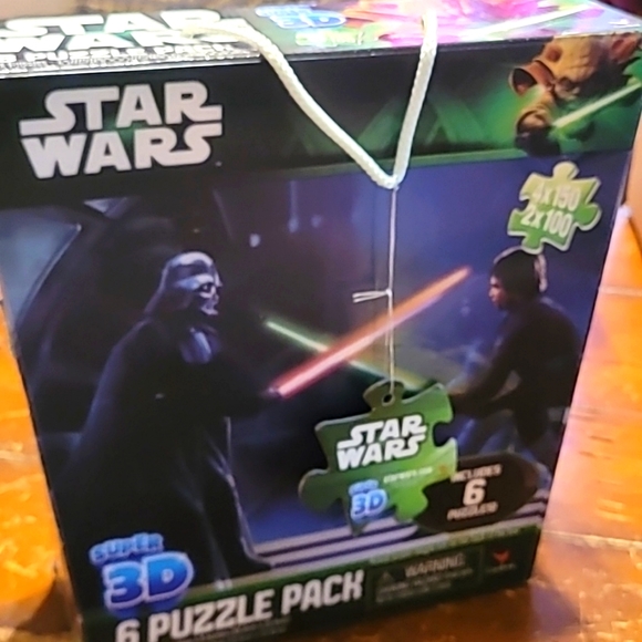 Star Wars | Toys | Star Wars 6 Puzzle Pack Super 3d Darth Vader Luke ...